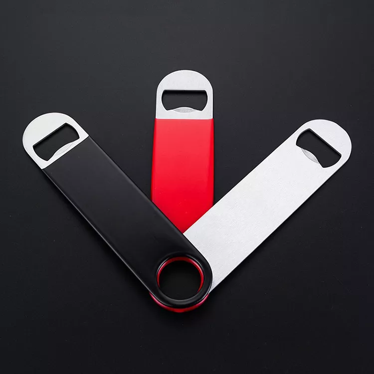 Heavy Duty Stainless Steel Flat Bottle Opener, Solid and Durable Beer ...